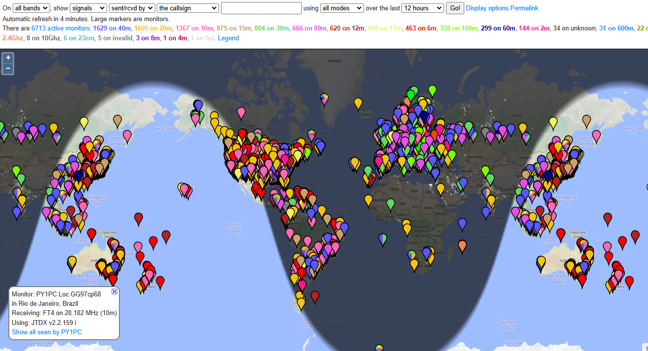 PSK Reporter - DX-UK